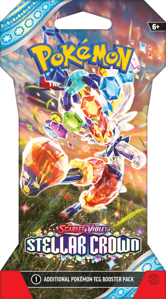 [LIMIT 4] Pokemon: Stellar Crown Sleeved Booster Pack